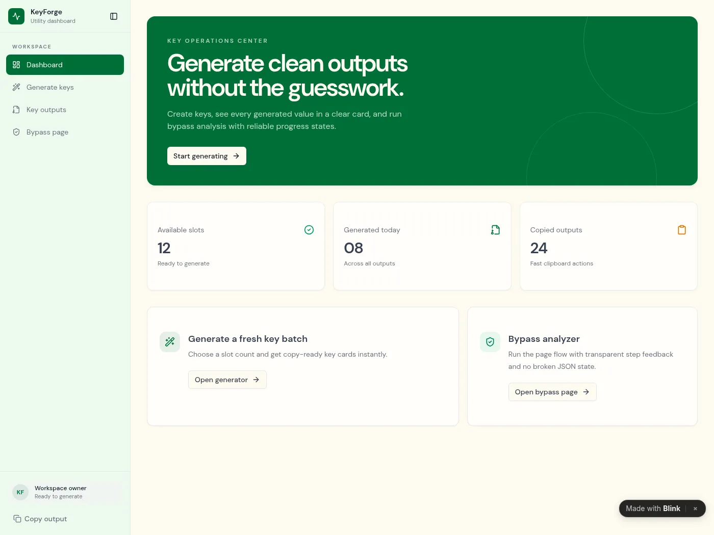 Sidebar Fixer Dashboard