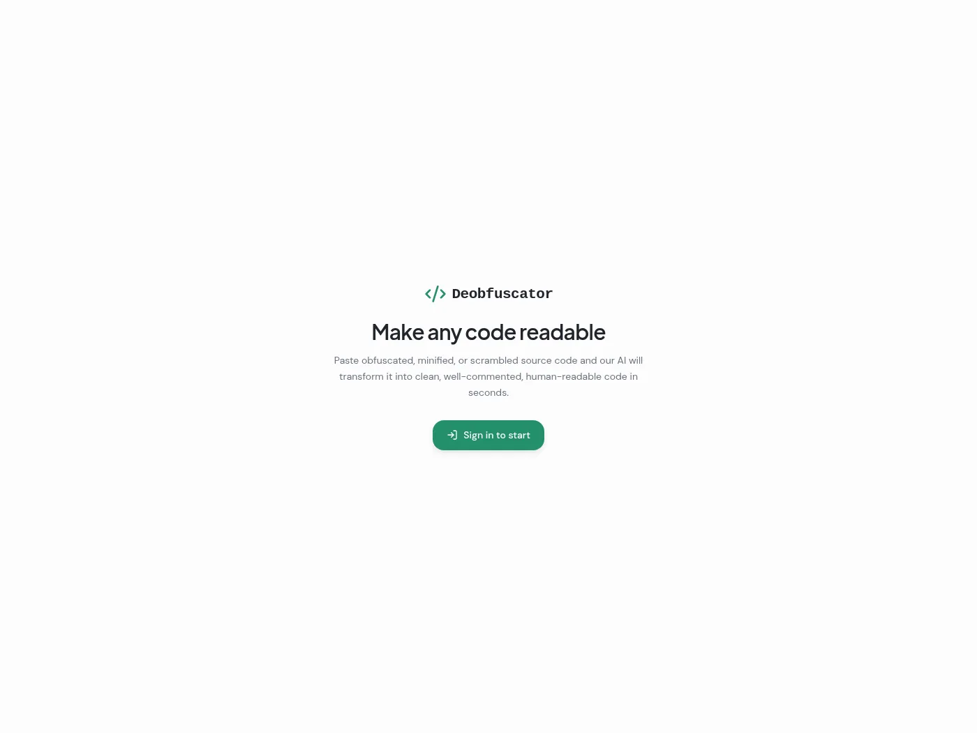 Code Deobfuscator