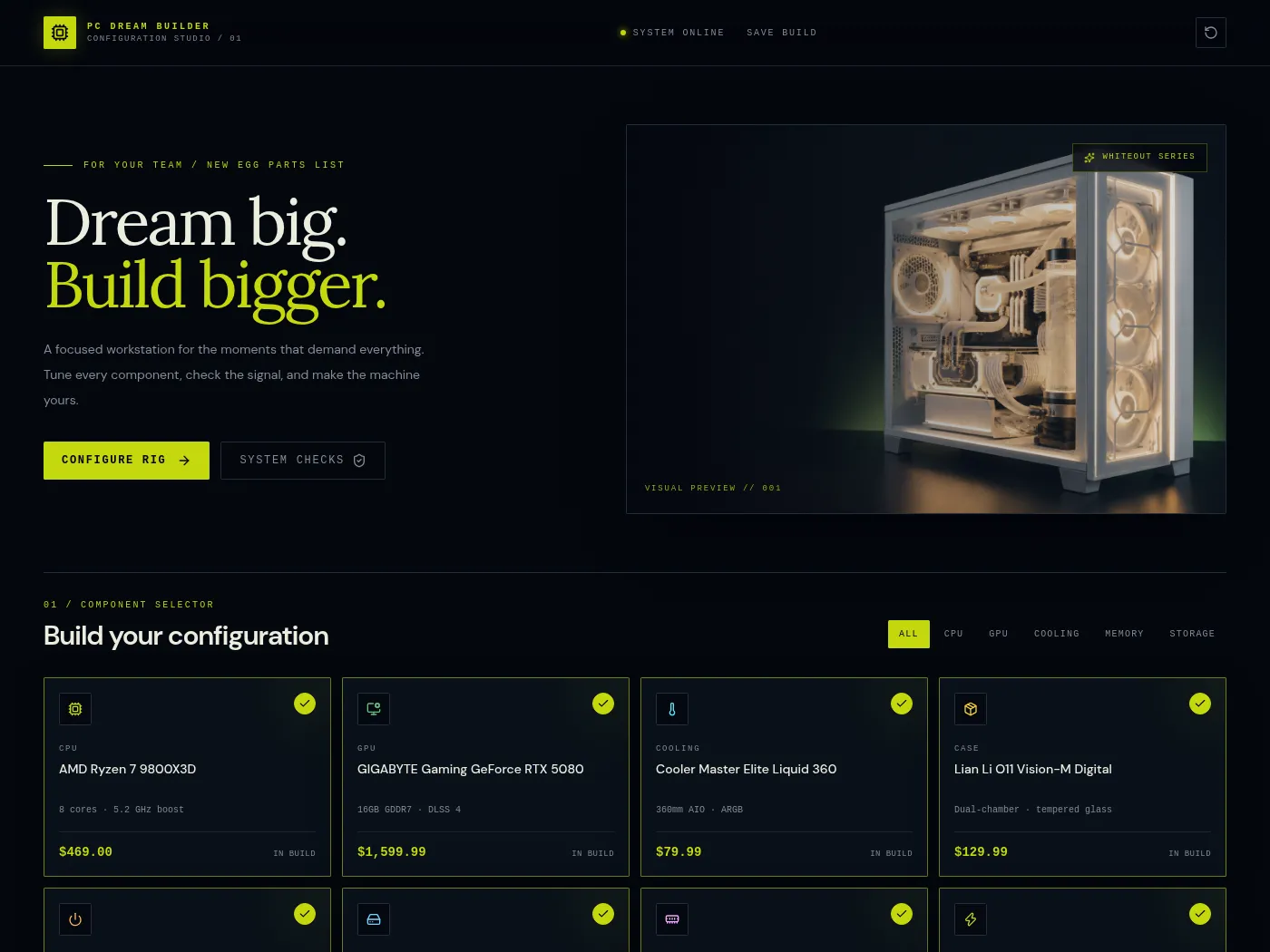 PC Dream Builder