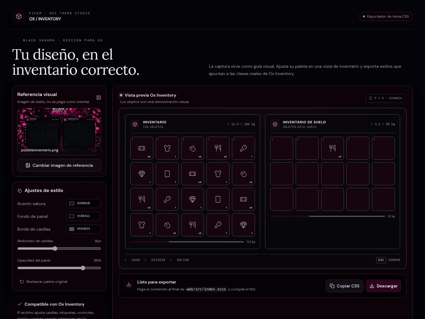 Ox Inventory Image Converter
