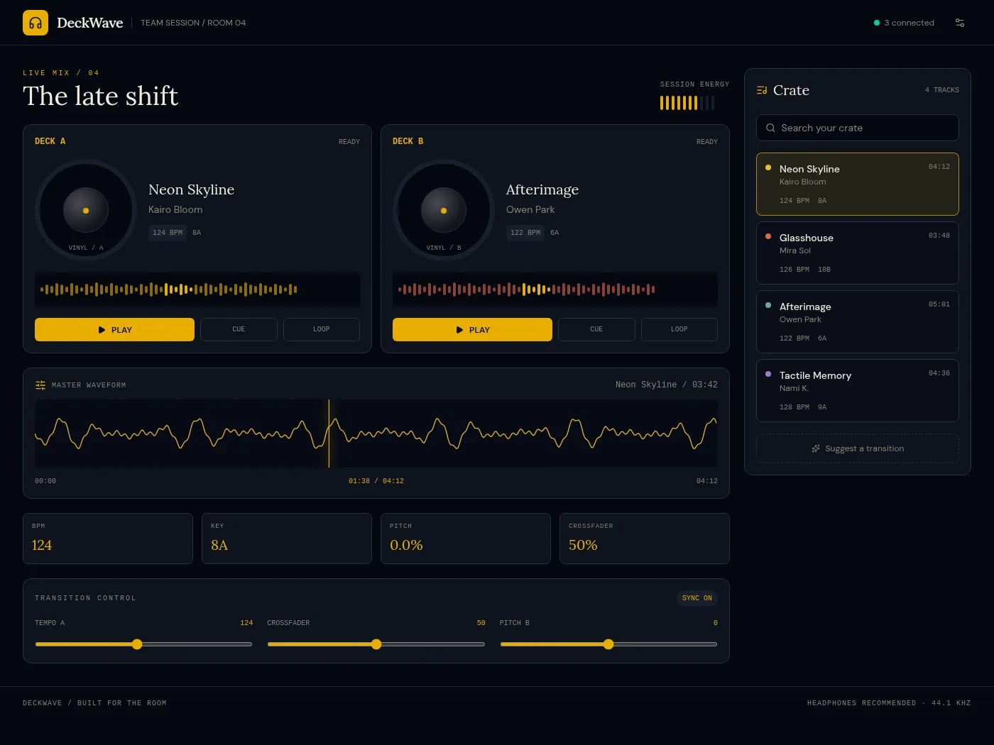 DeckWave DJ Simulator