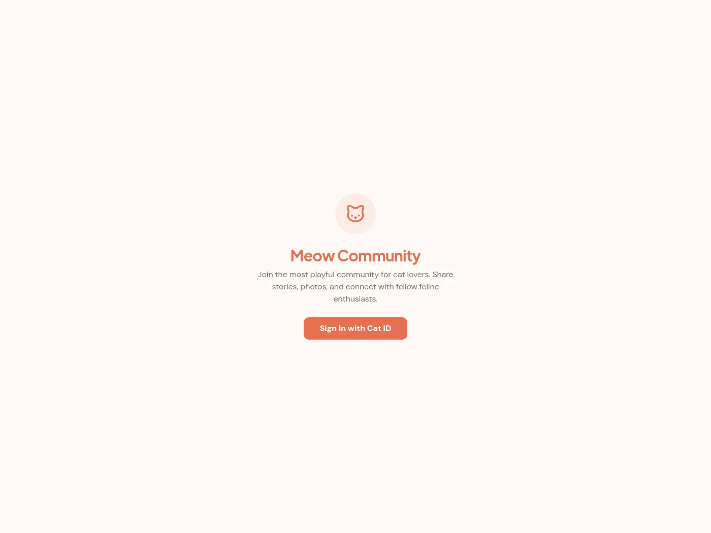 Meow Community Hub
