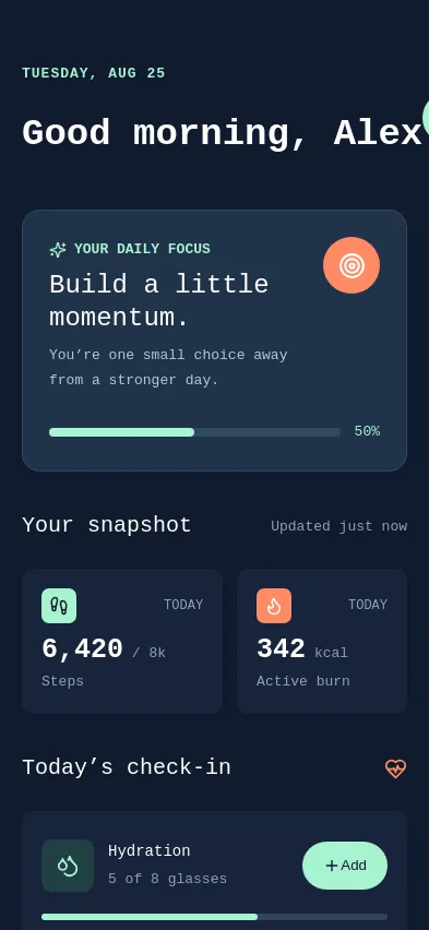 FitWell Tracker