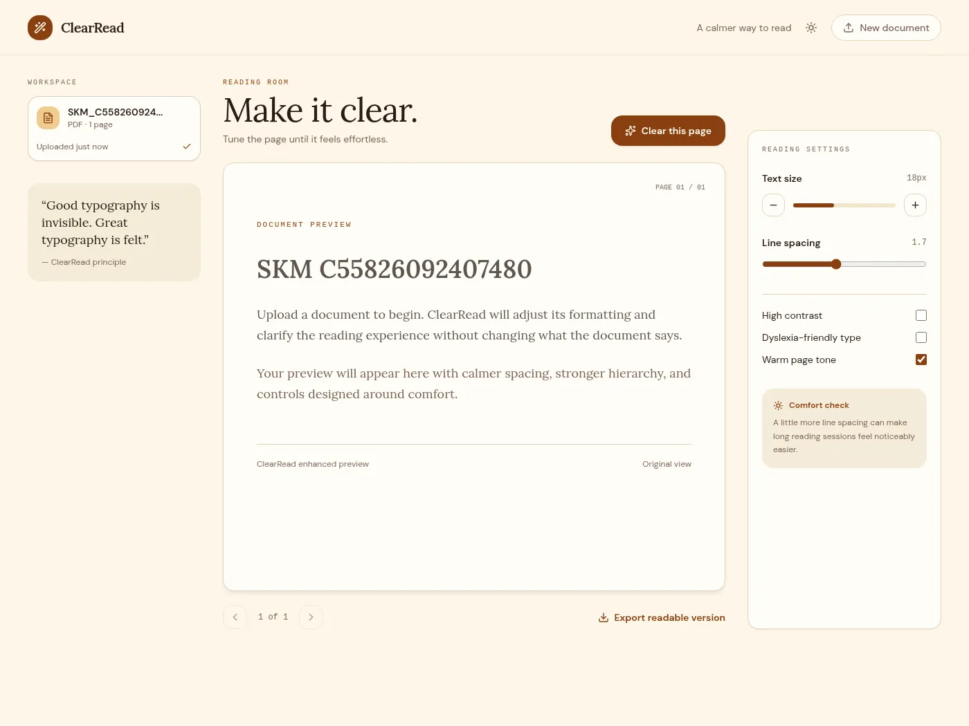 ClearRead