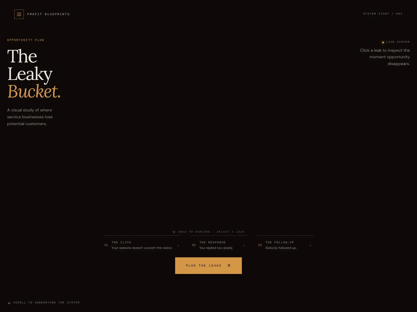 Leaky Bucket 3D Visualizer