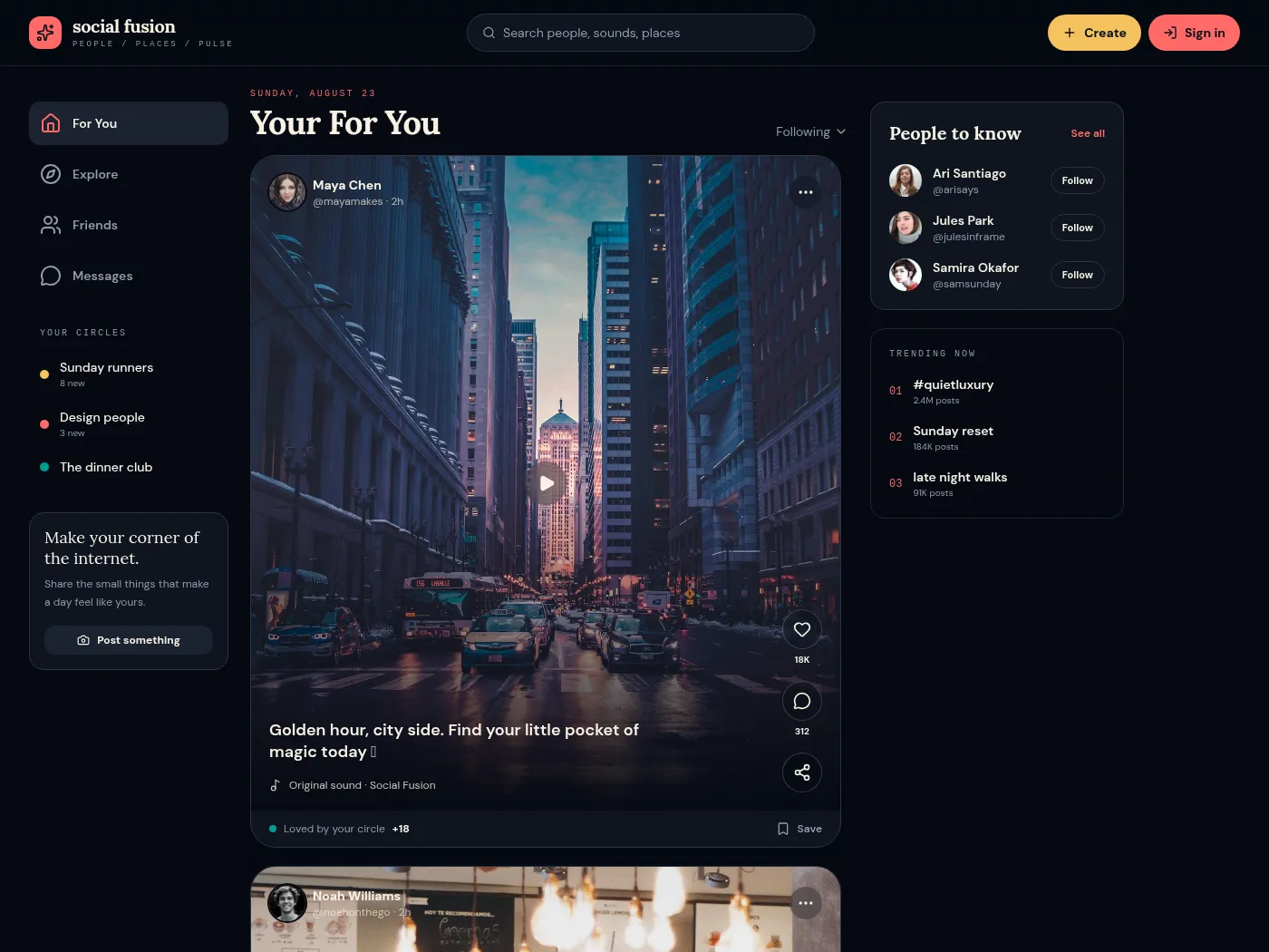 Social Fusion Hub