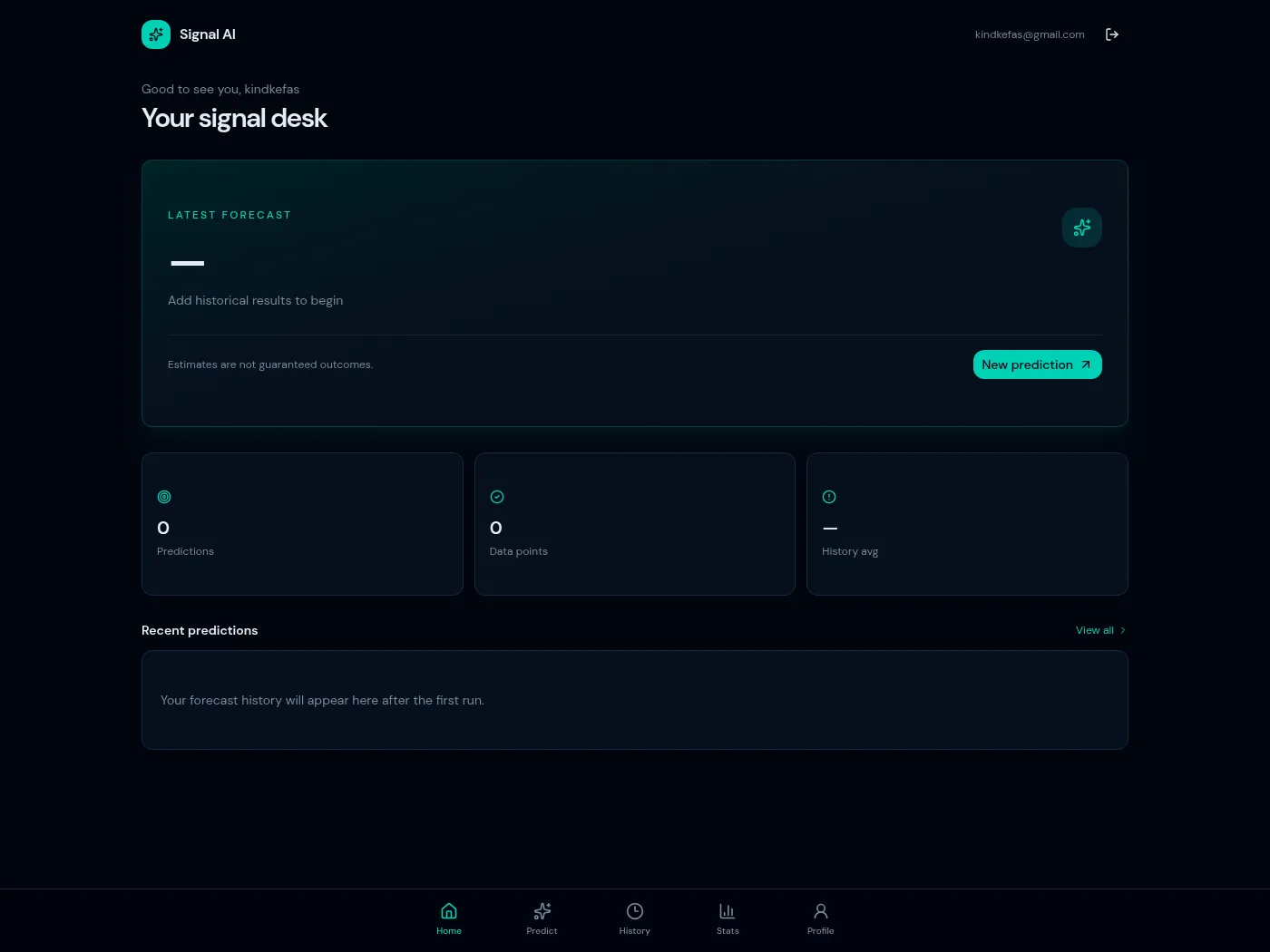 Signal AI Predictor