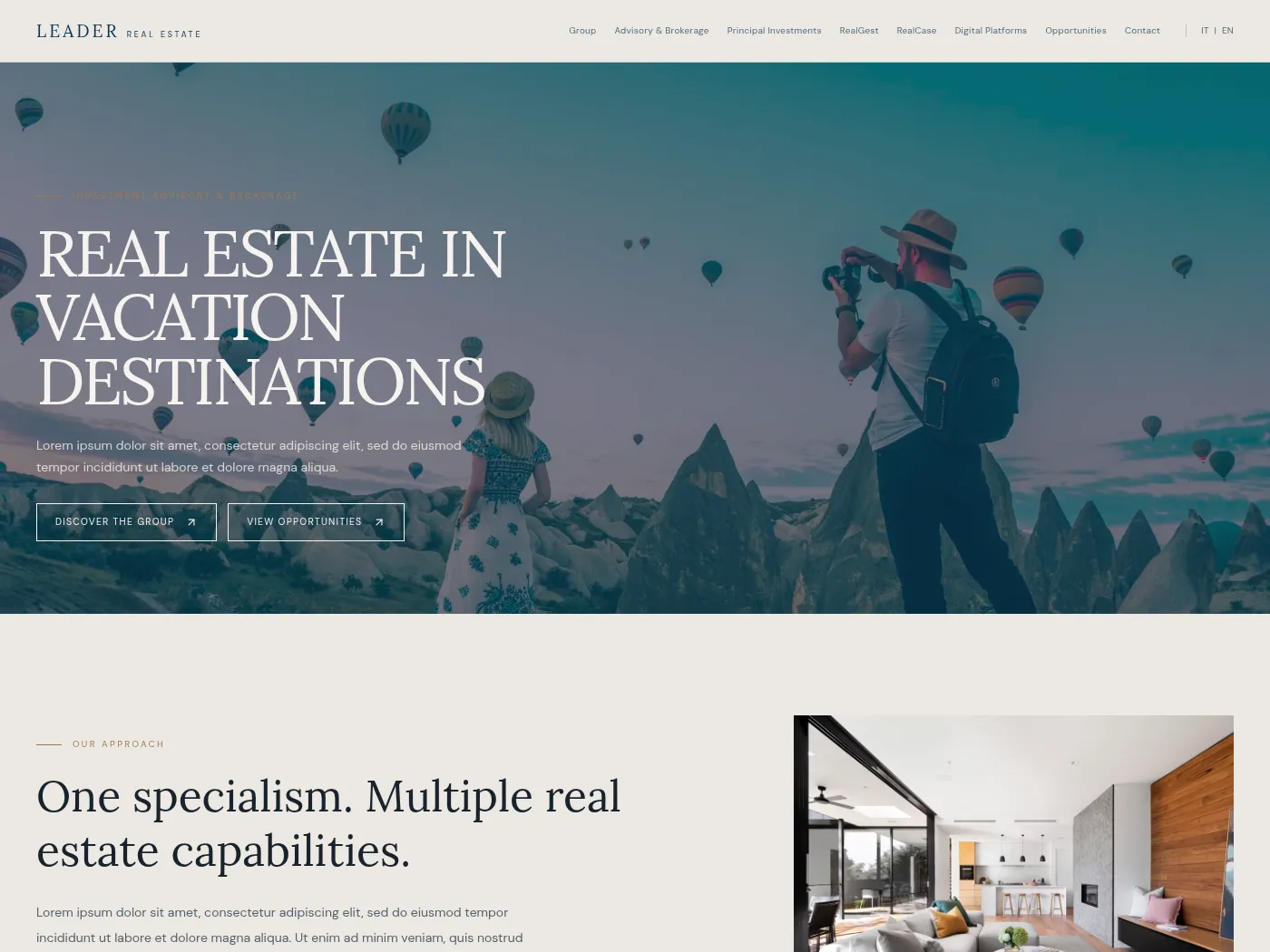 Leader Real Estate Site