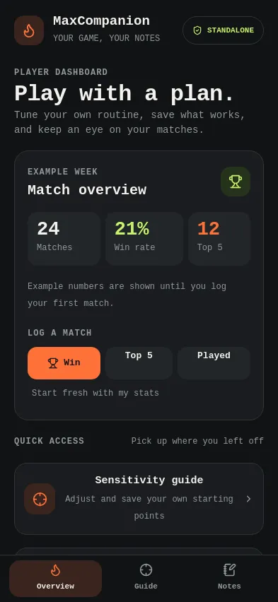 MaxCompanion Free Fire Guide