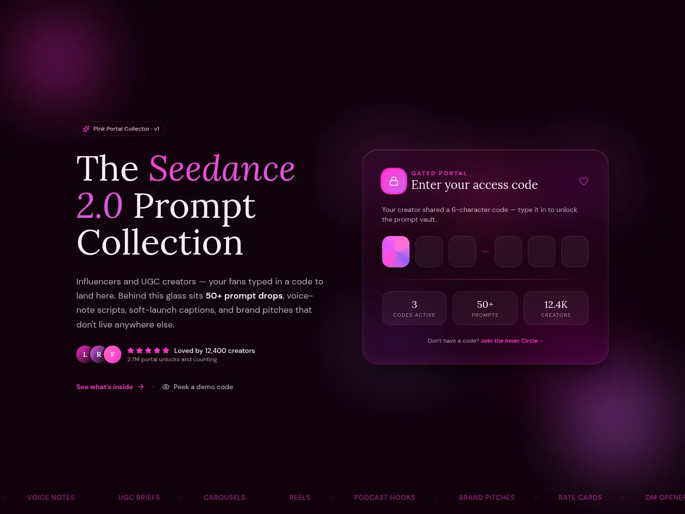 Pink Portal Collector