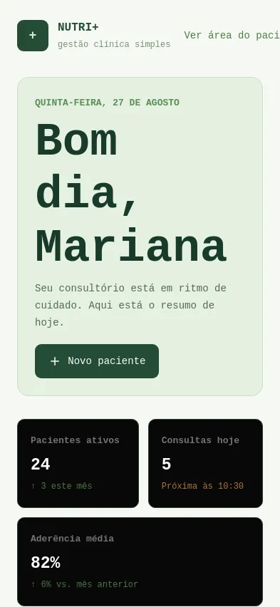 NUTRI+ Mobile SaaS