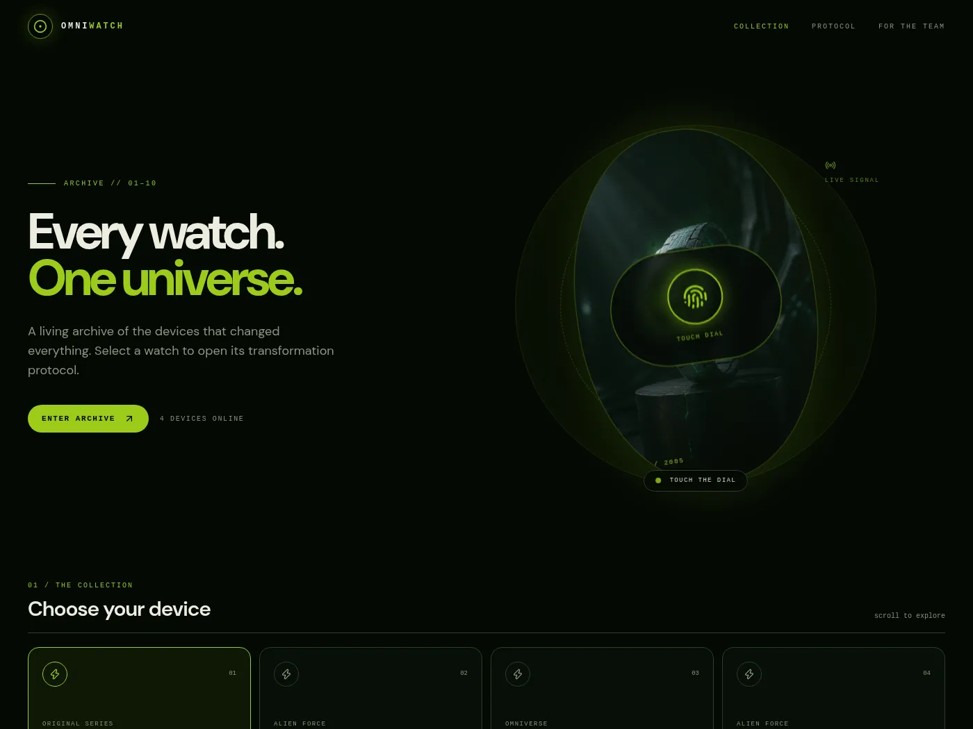 OmniWatch Experience