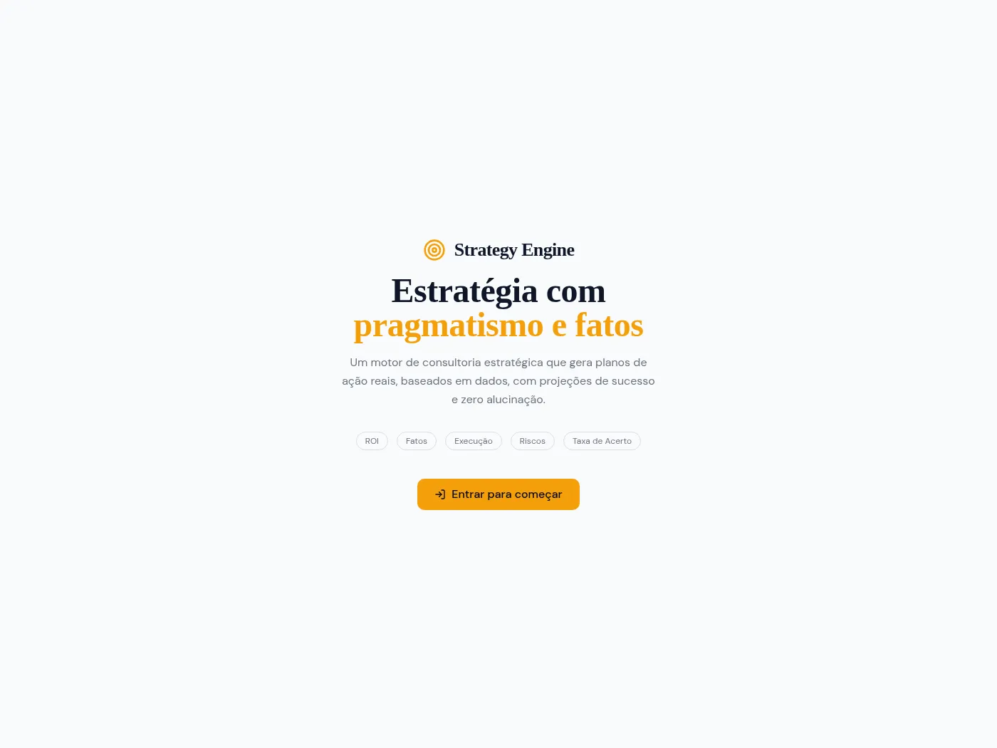 Pragmatic Strategy Engine
