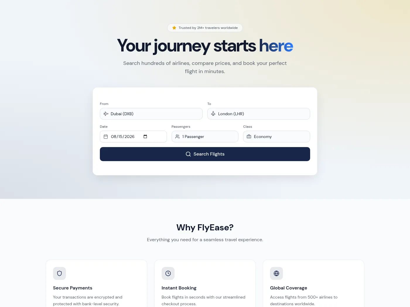 FlyEase Booking