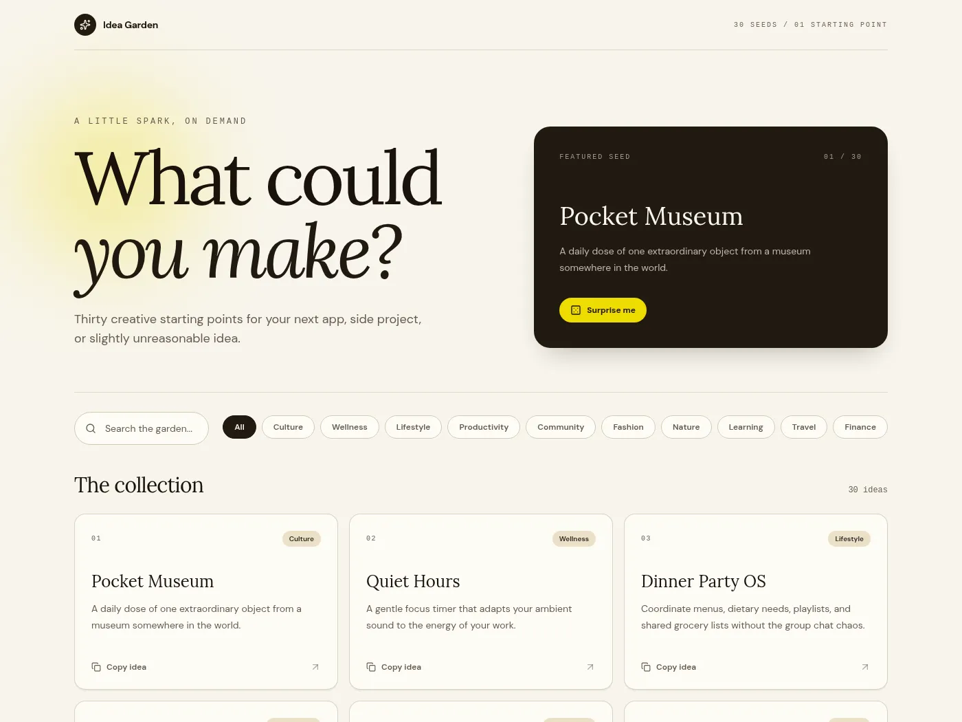 App Idea Generator
