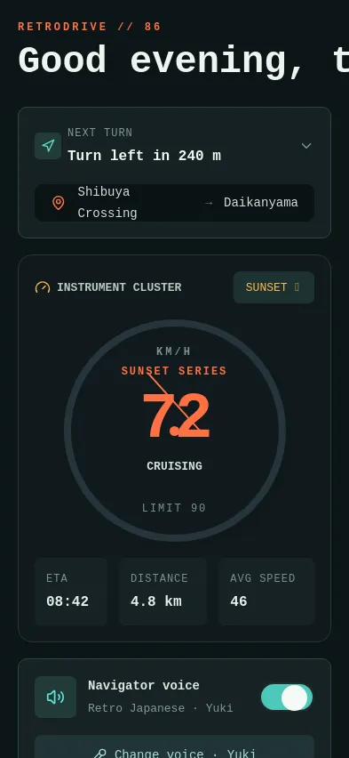 RetroDrive Navigator