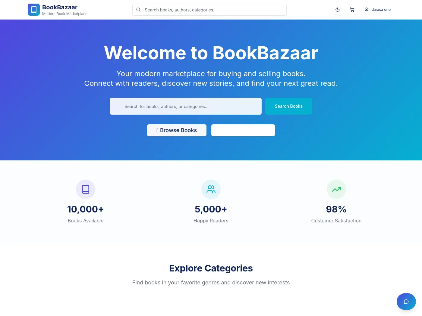 BookBazaar - Secure & Modern Book Marketp (Remix)