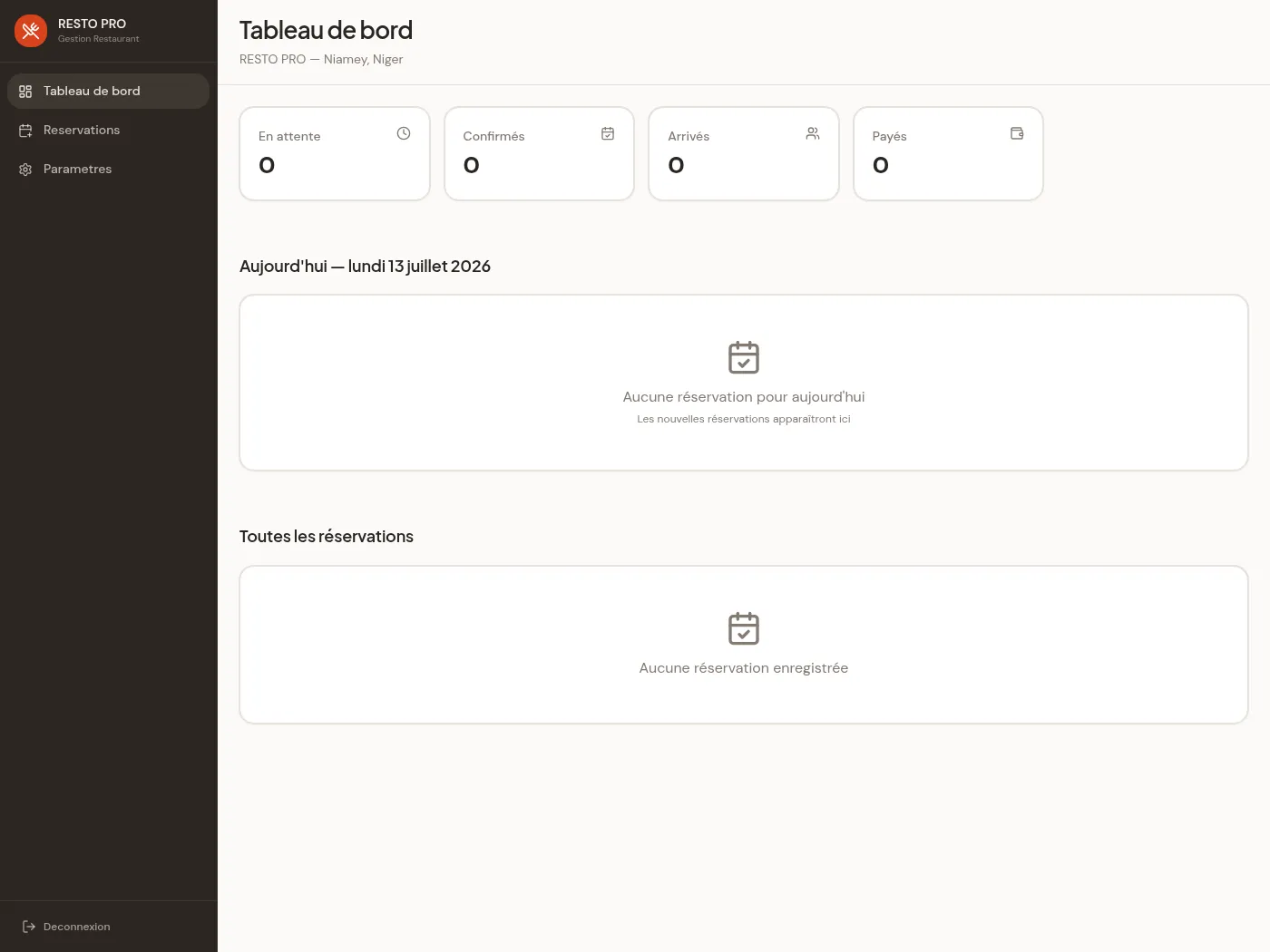 RestoPro Booking Suite