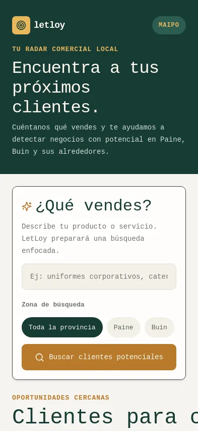 LetLoy Lead Finder
