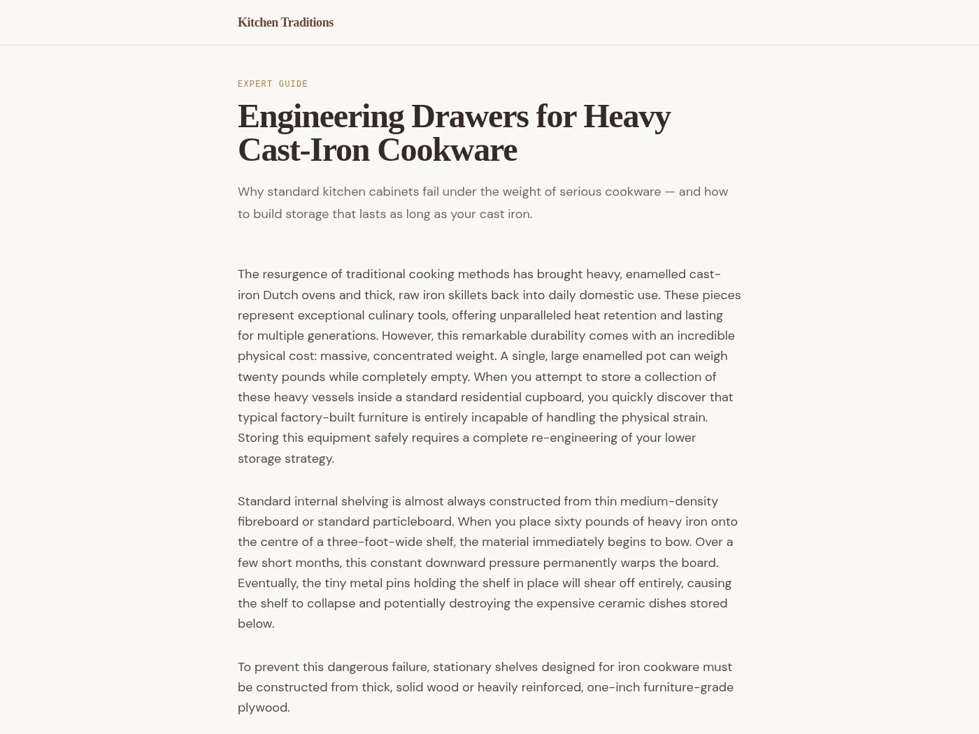 Cast-Iron Kitchen Blog