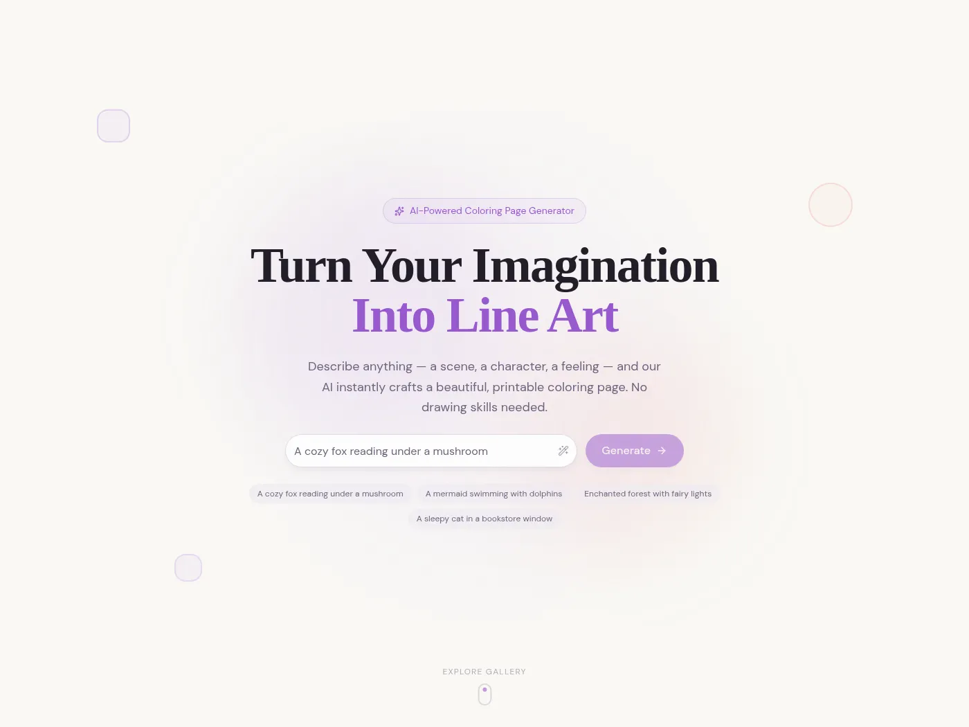 ColorBox Landing Page