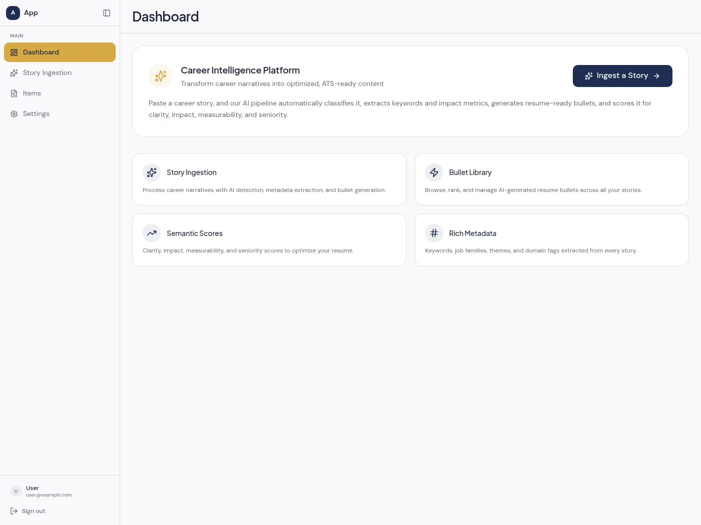 Story Ingestion Engine