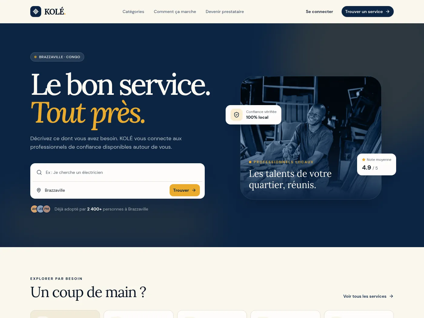 KOLÉ — GPS des Services