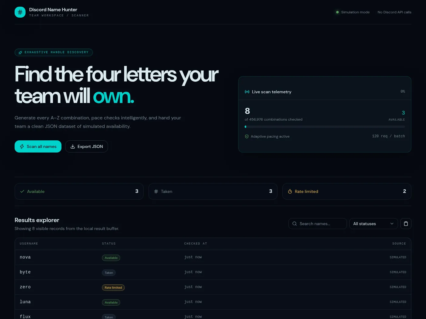 Discord Name Hunter