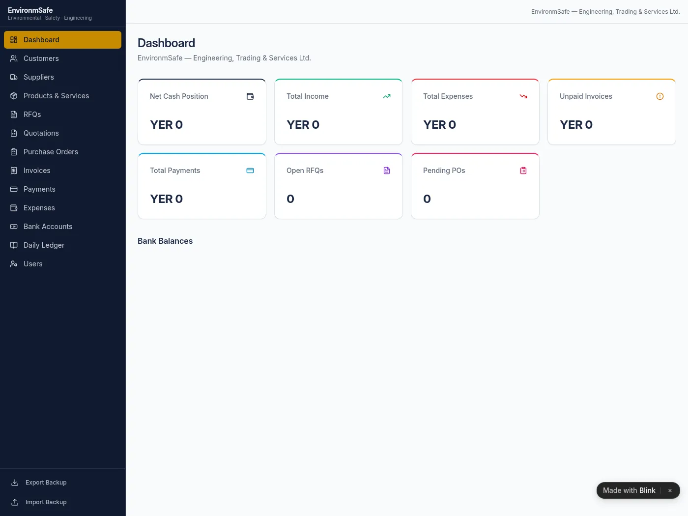 EnvironmSafe Finance Suite