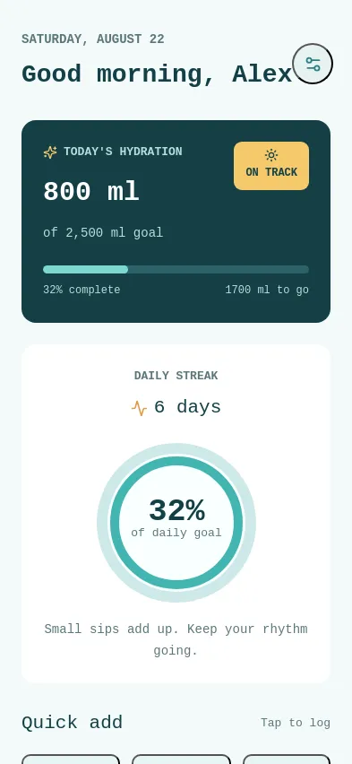 HydrateTracker
