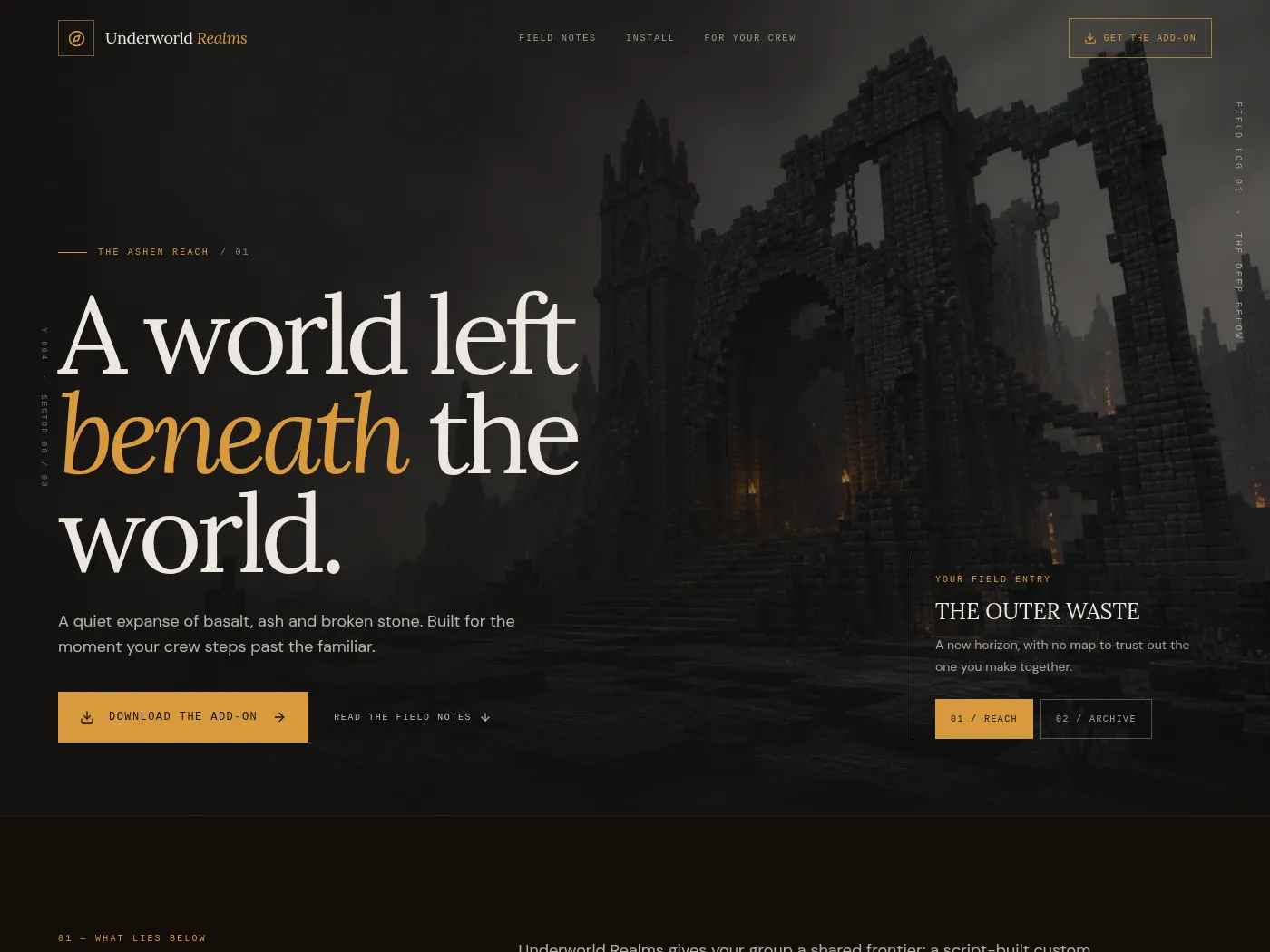 Underworld Realms Addon