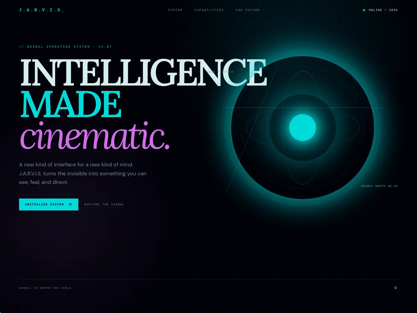 JARVIS 3D Experience