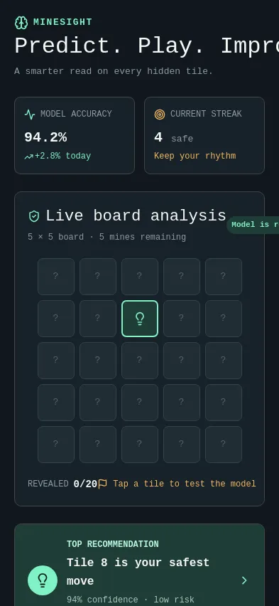 Mines AI Strategy App