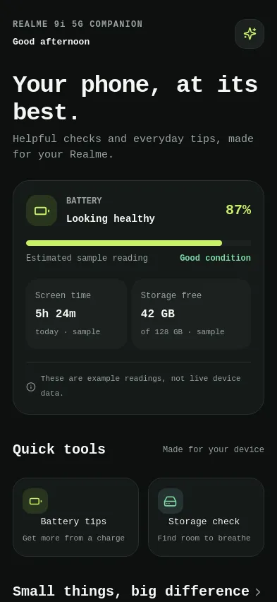Realme 9i Companion
