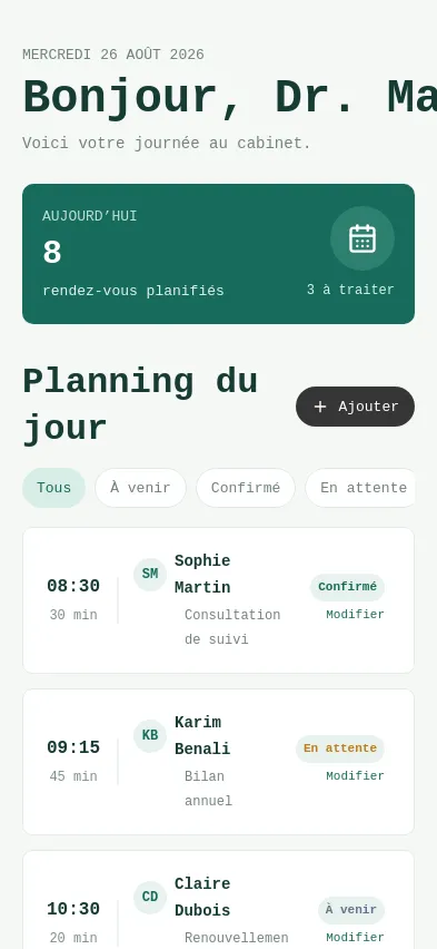MediRendez-Vous Mobile