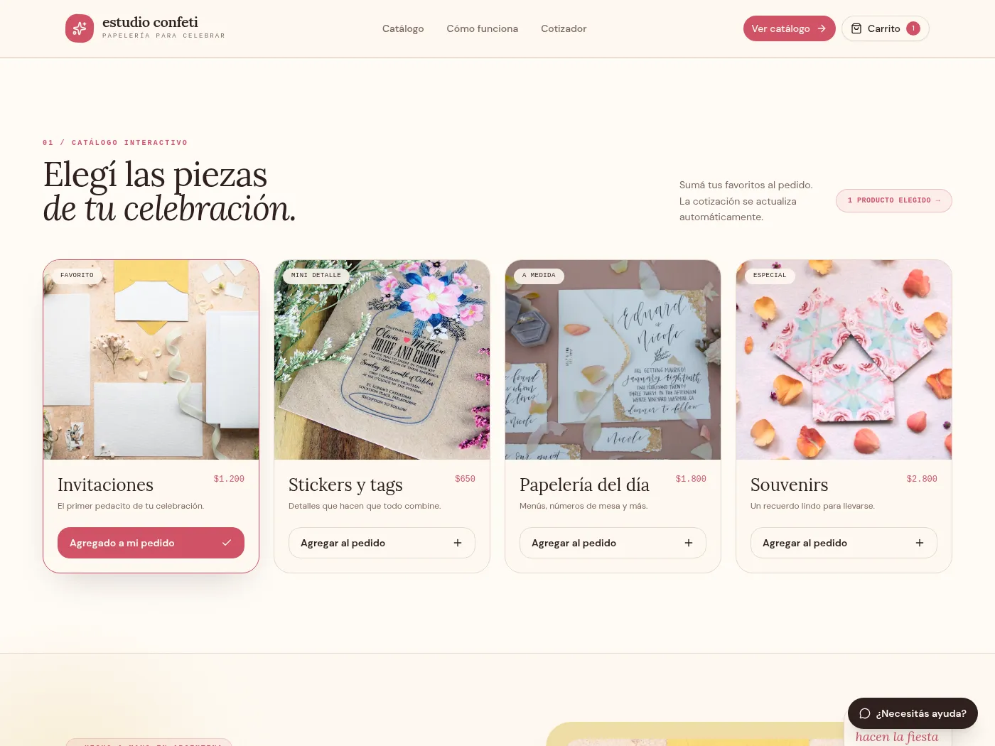 Estudio Confeti Events App
