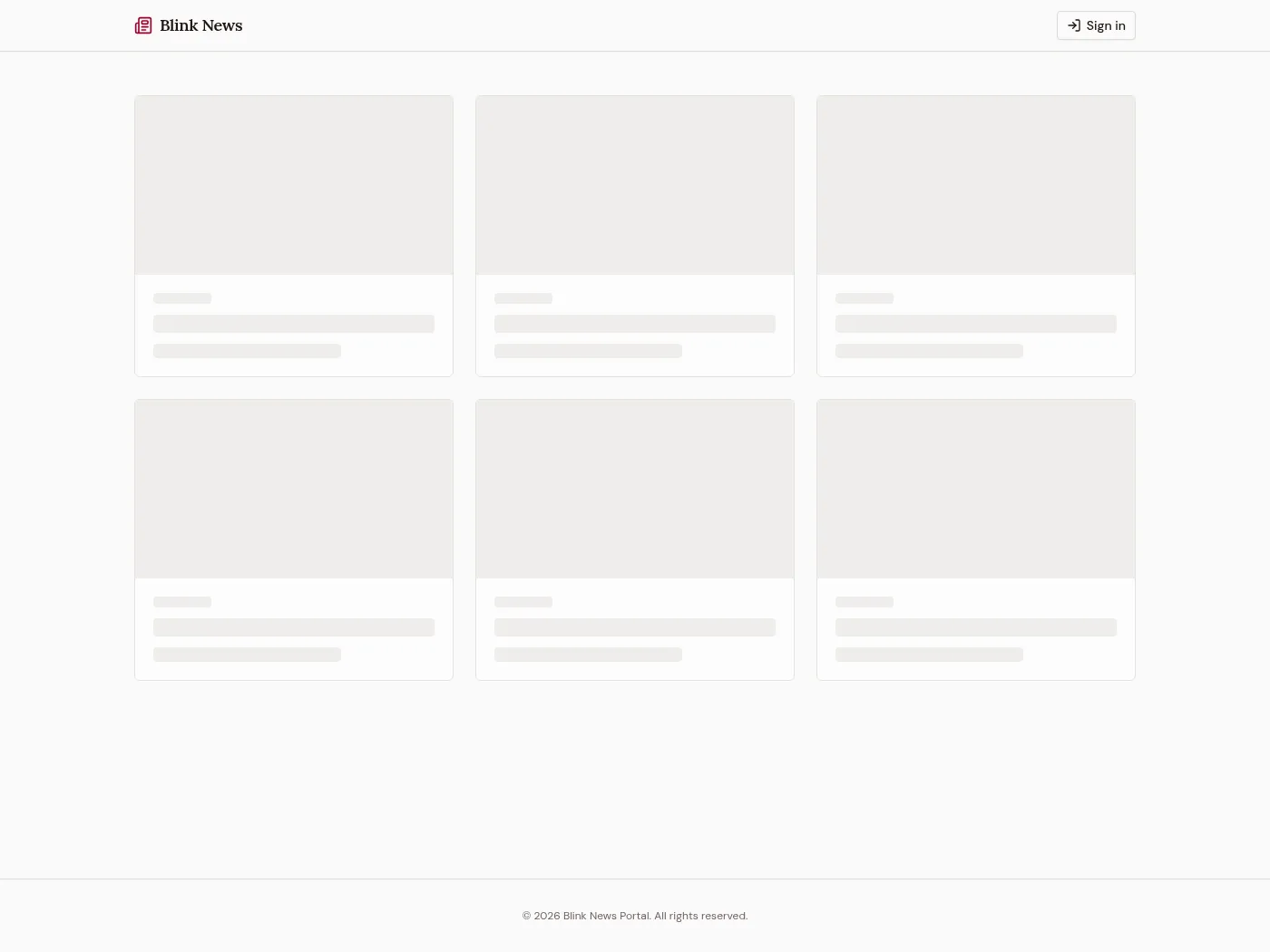 Blink News Portal