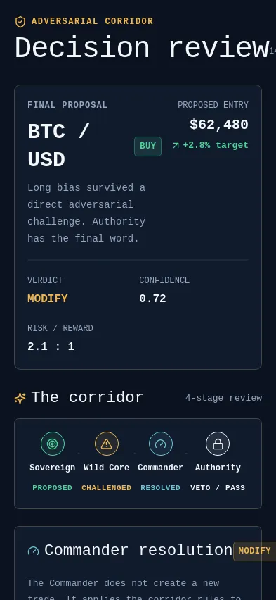 Adversarial Corridor Mobile