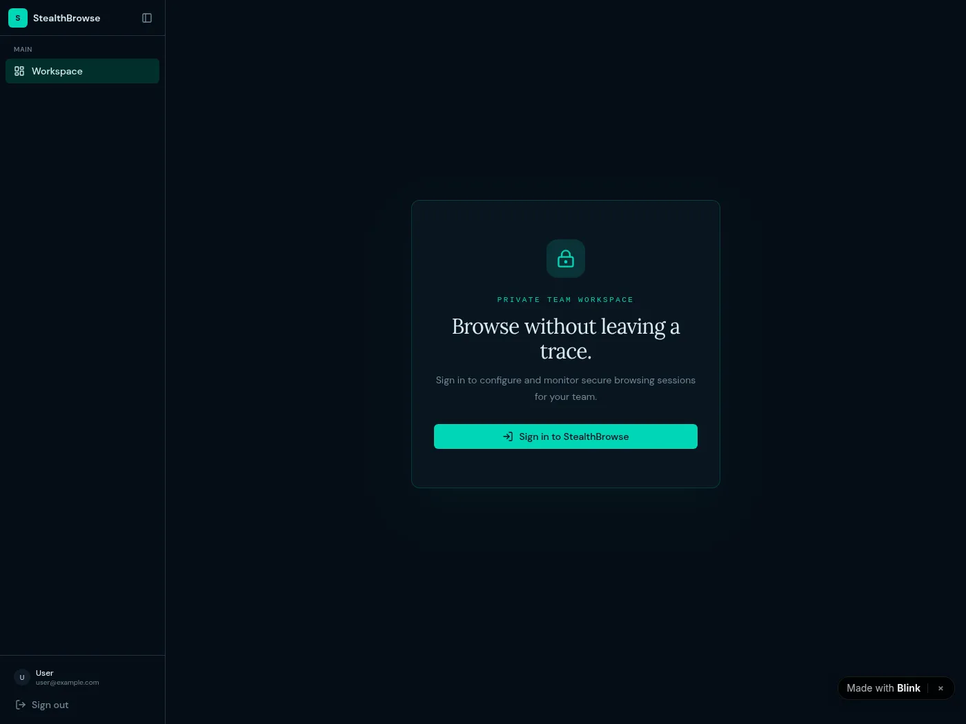 StealthBrowse Proxy