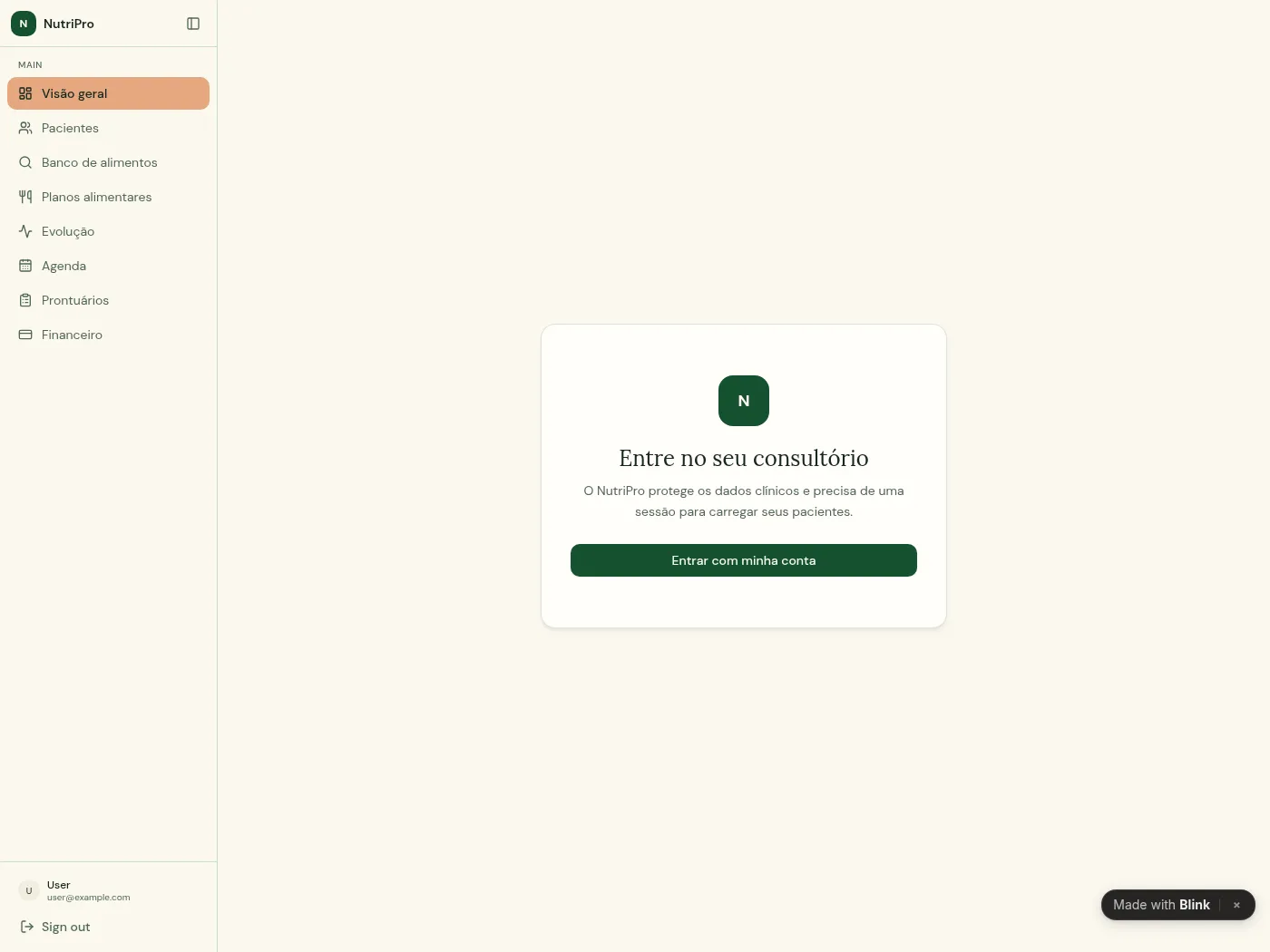 NutriPro Plataforma SaaS