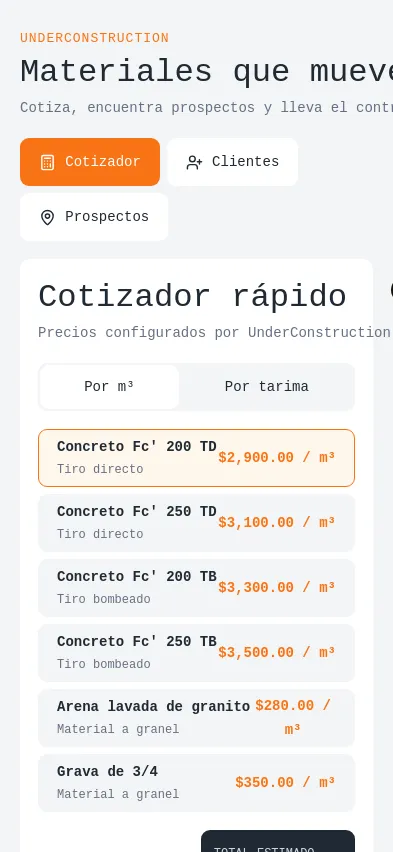 UnderConstruction App