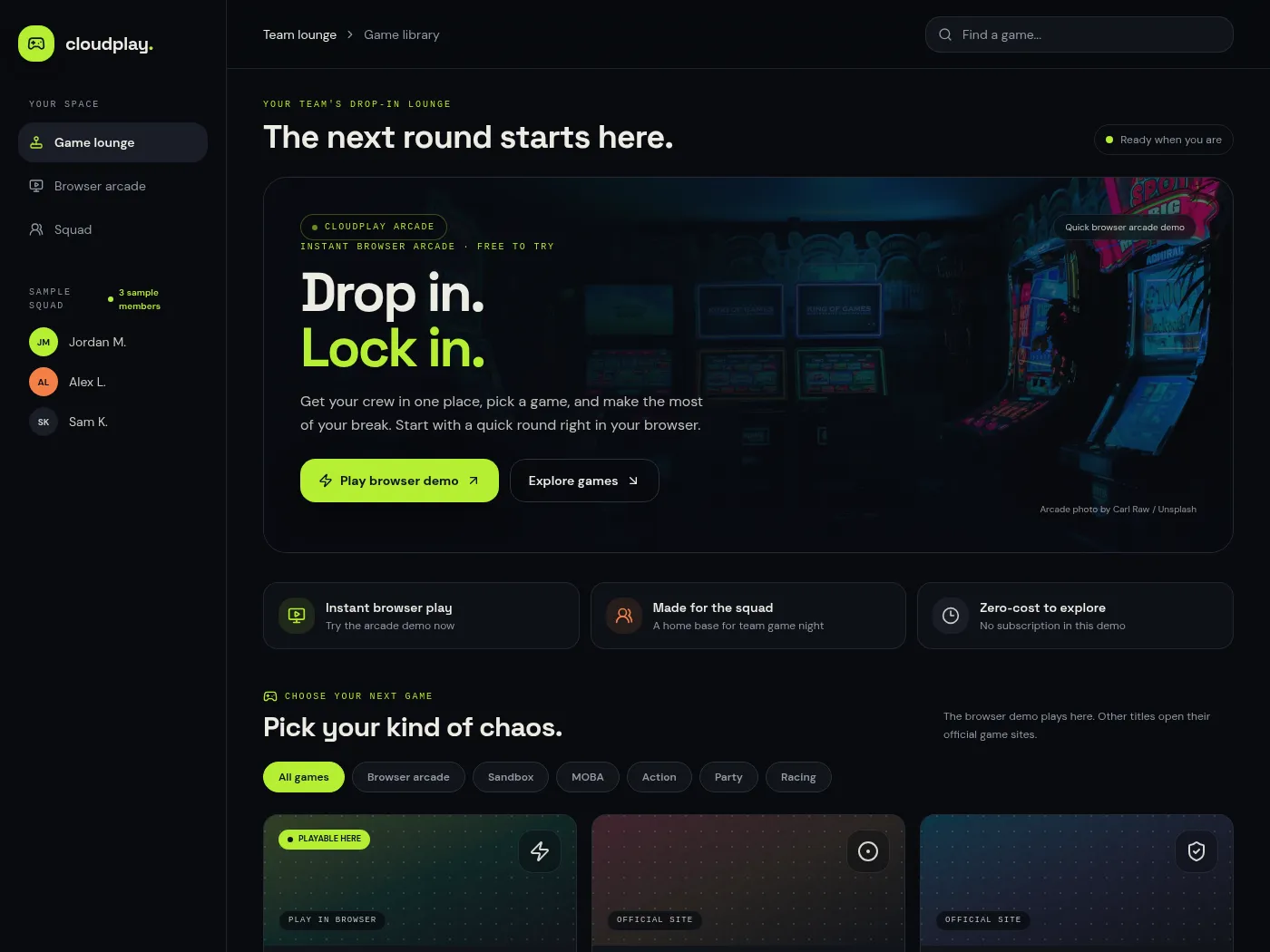 CloudPlay Mobile Gaming