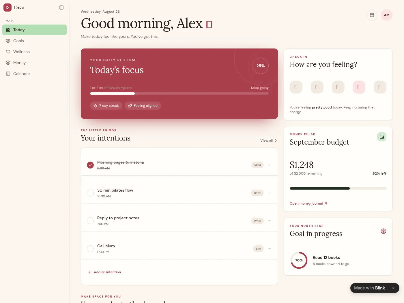 Diva Dashboard