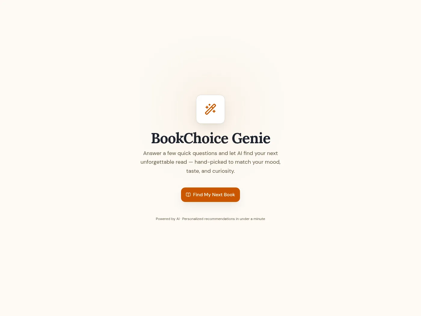 BookChoice Genie