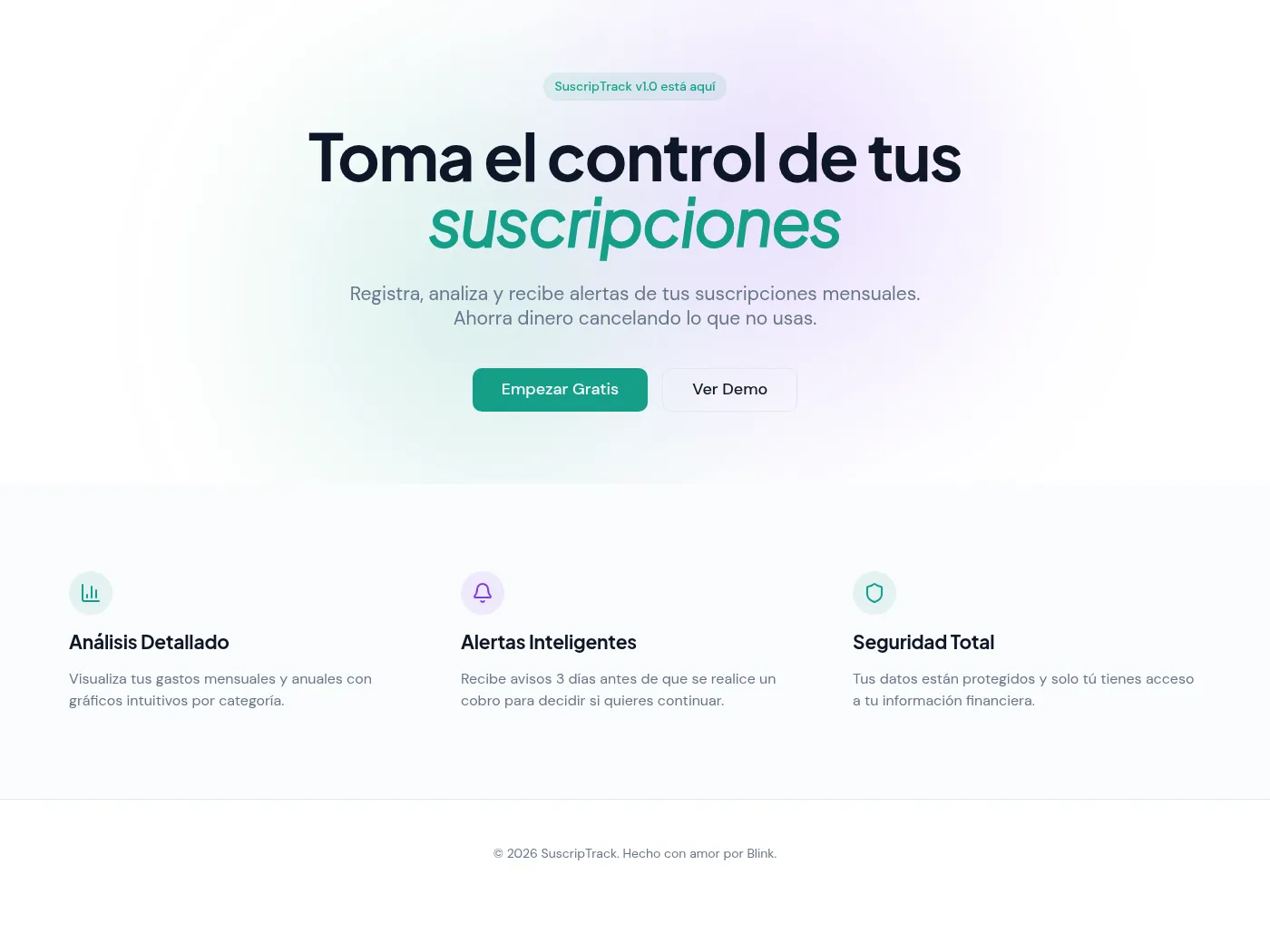 SuscripTrack