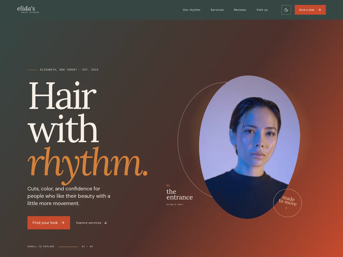 Elida's Hair Studio Site