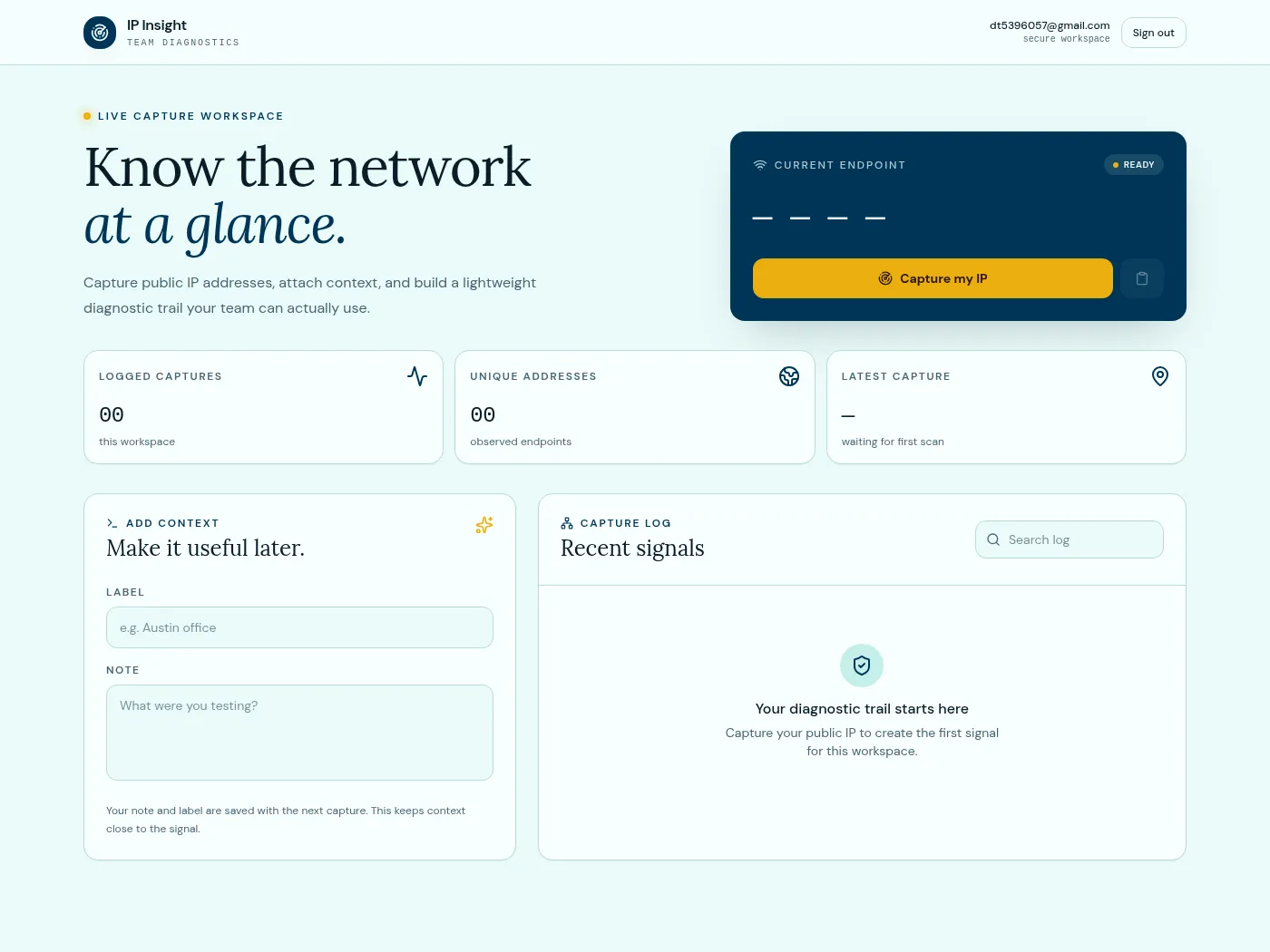 IP Insight Dashboard