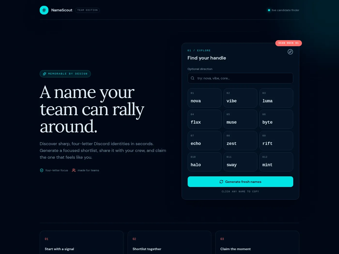 Discord Name Finder
