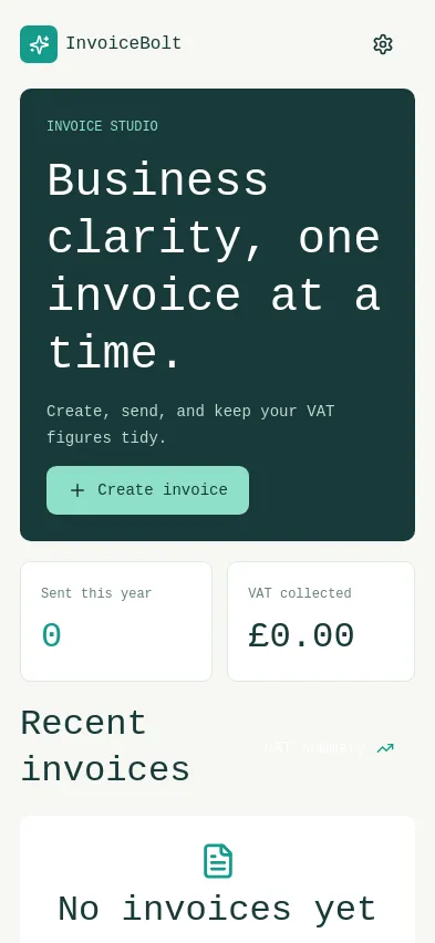 InvoiceBolt Mobile