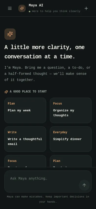 Maya AI Assistant